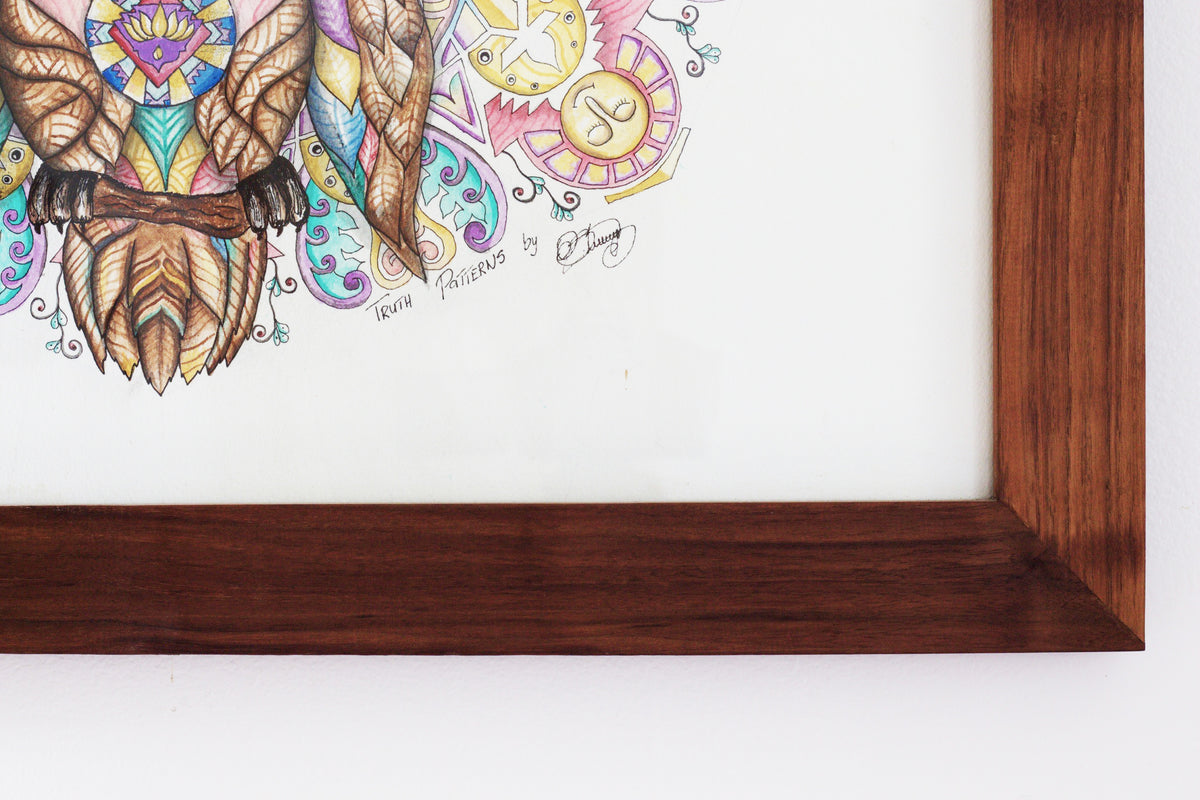 Owl "Flowl State" Original Watercolor Painting – Truth Patterns